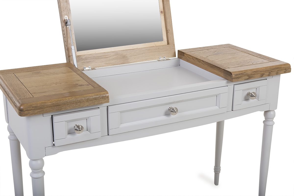 Discovery Grey Oak 3 Drawers Dressing Table - Michael Murphy Home ...