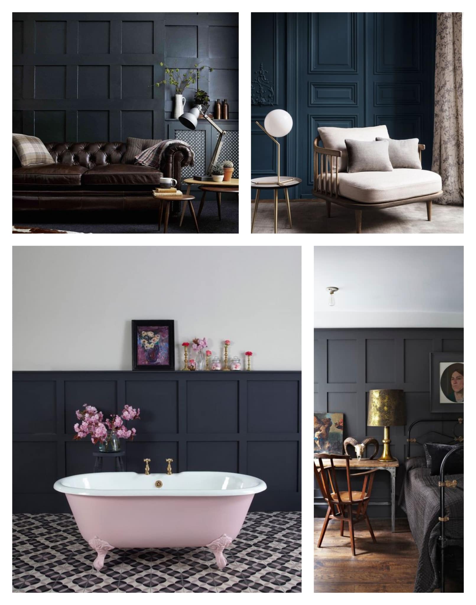 Monday Mood Board: Panelling & Feature Walls - Post