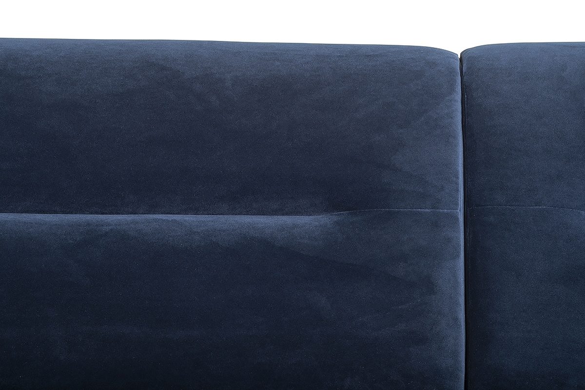 Alex Navy Velvet 3 Seater Sofa - Archives