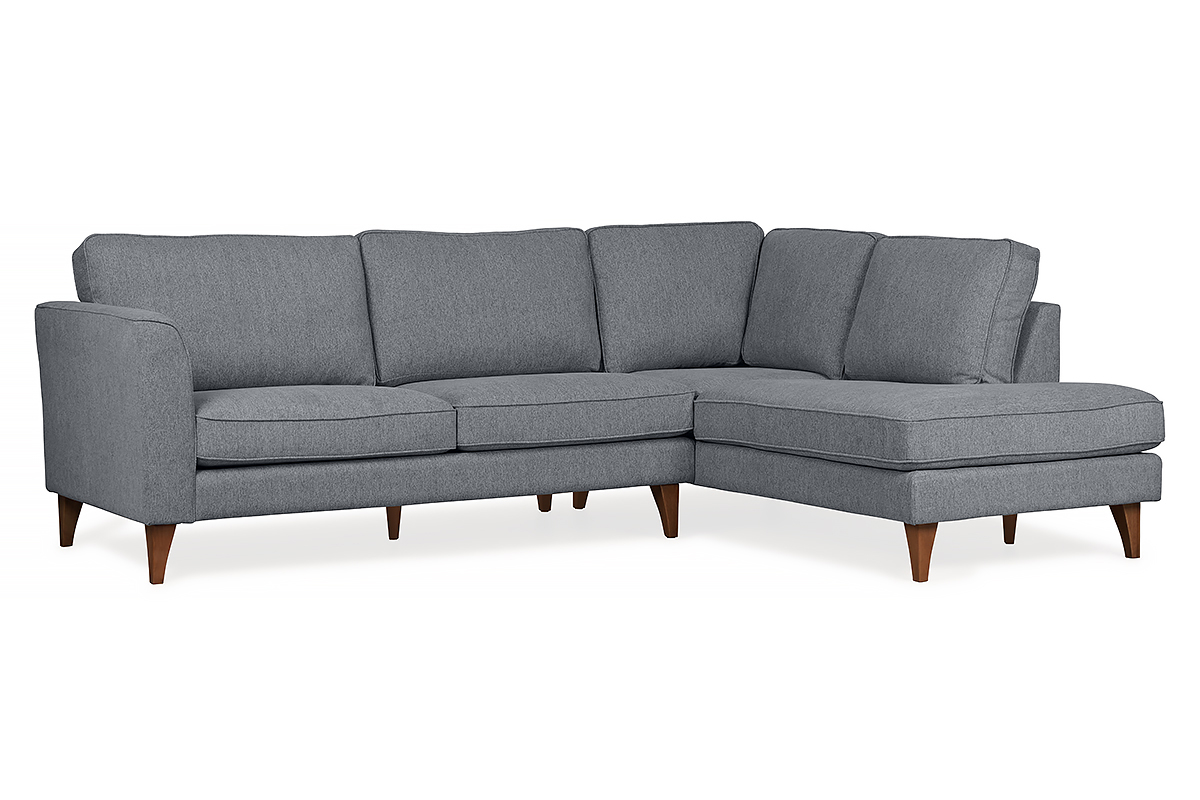 Grey Corner Sofa Wooden Legs | Cabinets Matttroy