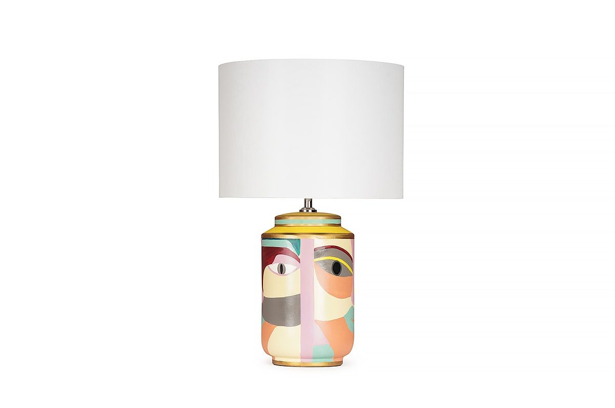 Abstract Face Table Lamp - Michael Murphy Home Furnishing