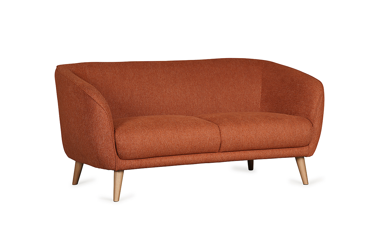 Scott Rust Fabric 2 Seater Sofa - Michael Murphy Home Furnishing