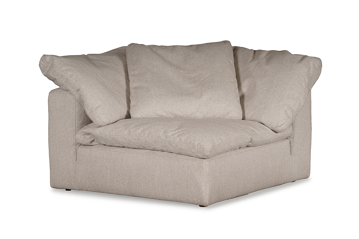 Cloud Cream Fabric Individual Corner Piece - Michael Murphy Home Furnishing